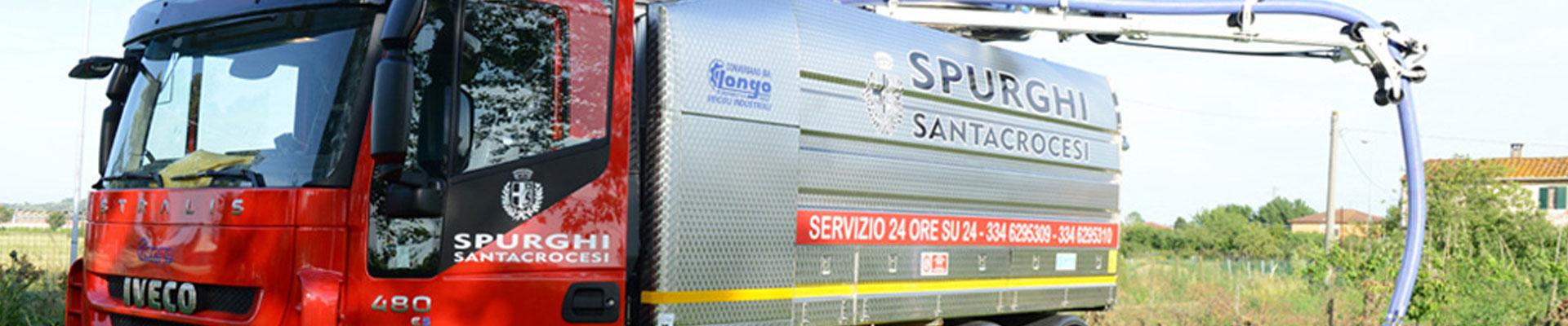 Spurgo fognature civili e industriali - Pisa - Spurghi Santacrocesi